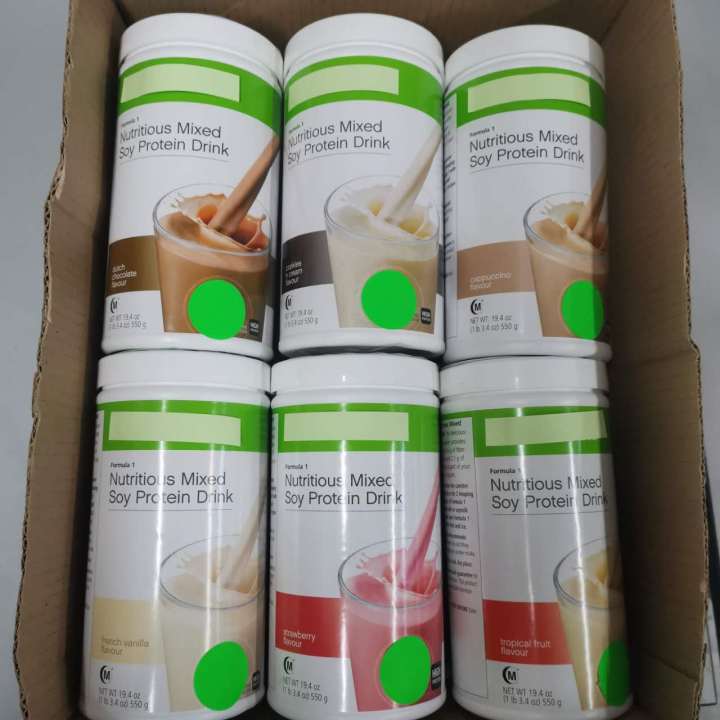 Herb@1fε F1 Formula 1 Nutritious Shake Mixed Soy Protein Drink 550g_100 ...
