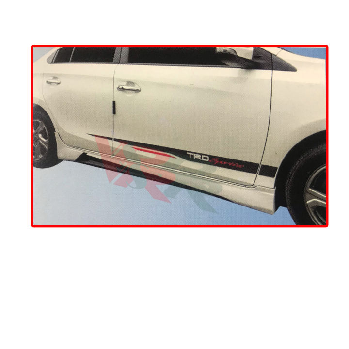 Toyota Vios 3rd Gen (2013-2018) DRIVE 68 Style Side Skirt Door Under ...