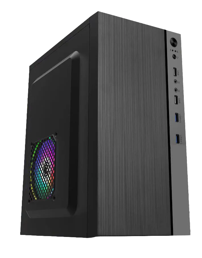 INPLAY Gaming Desktop PC Case MATX Case Inplay LITE 220 With 2 RGB Fans ...