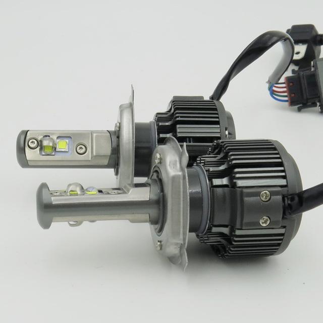 TURBO LED V16 ไฟหน้ารถยนต์ ขั้วH4 | Lazada.co.th