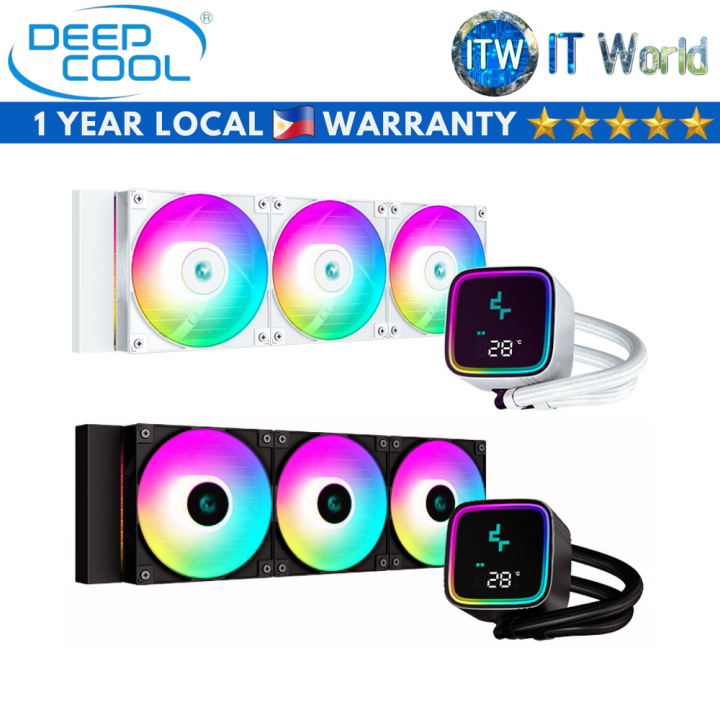 Deepcool LS720 SE Digital 360mm Liquid CPU Cooler with A Status Display ...