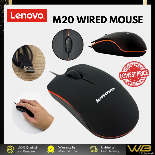 M20 Wired Mouse USB 2.0 Pro Office Mouse Optical Mice For Computer PC ...