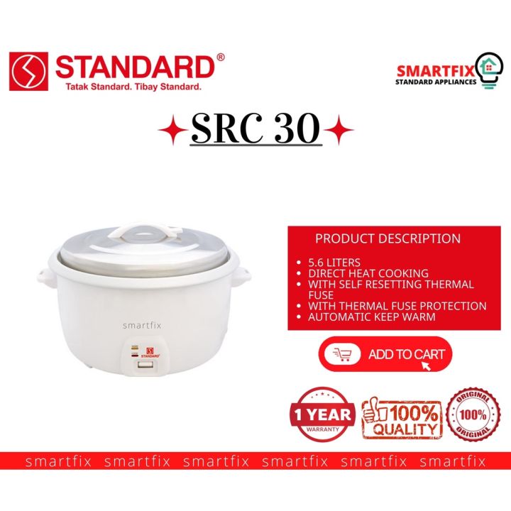 Standard Rice Cooker SRC 30 | Lazada PH