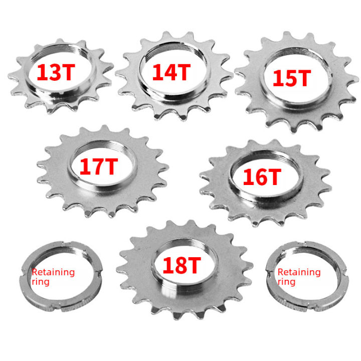 Fixie Bike 13T 14T 15T 16T 17T Single-Speed Fixed Gear Bike Steel Cog ...