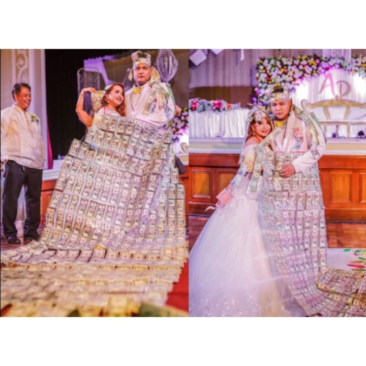 money cape wedding with free crown | Lazada PH