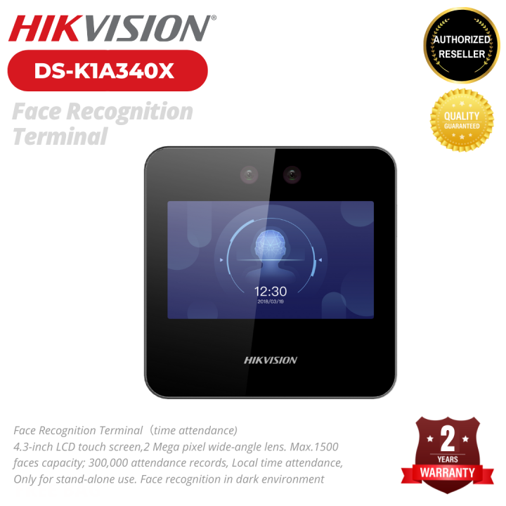 HIKVISION Face Recognition Terminal DS-K1A340 Series | Lazada PH