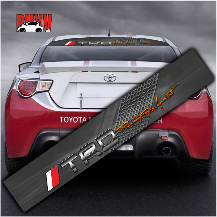 BuyV TRD Sticker Car Windshield Sticker Decals Car Front Rear Glass ...