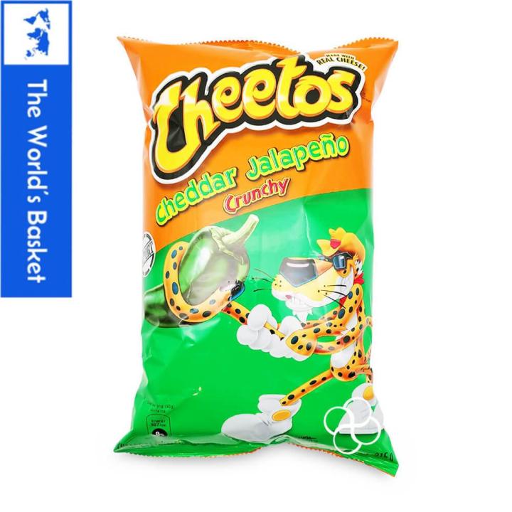 Cheetos Crunchy Cheddar Jalapeno Cheese Flavored Snack 215g | Lazada PH