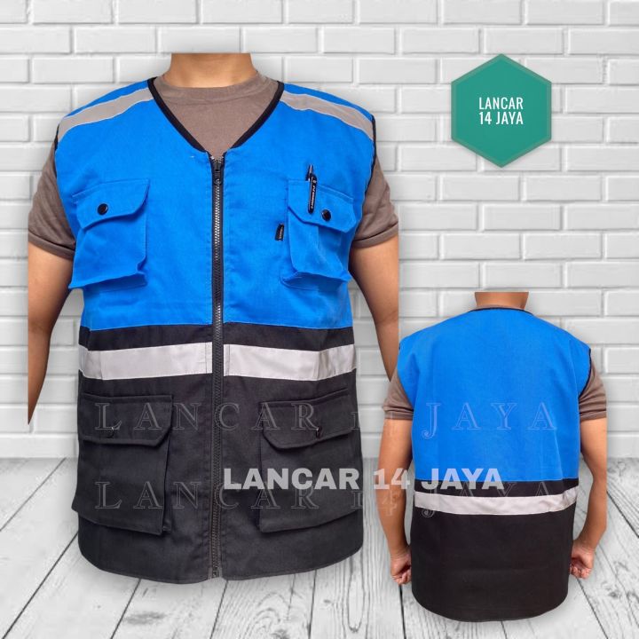 COD Rompi Safety Kombinasi / Rompi Proyek / Rompi Parkir / Rompi Motor ...