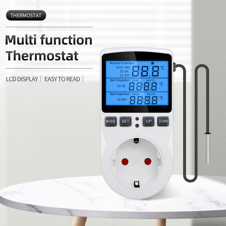 Timer Socket Thermostat Digital Temperature Controller Socket Outlet