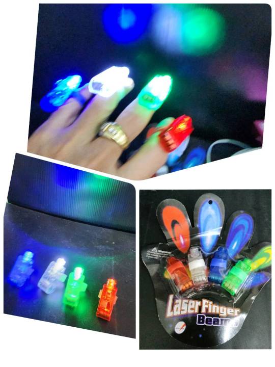 LASER FINGER BEAM แหวนเรืองแสงเลเซอร์ ของเล่นสำหรับงานปาร์ตี้ งานรื่น ...