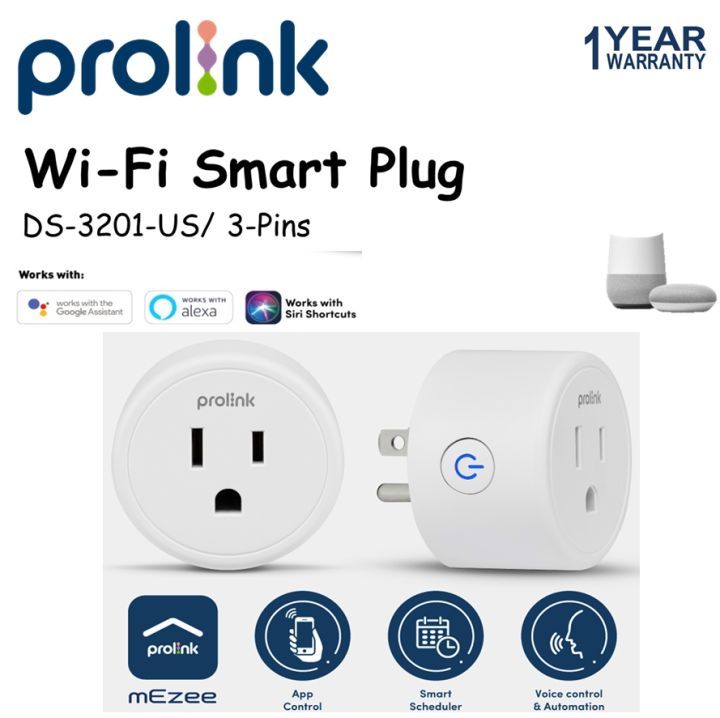PROLINK Wi-Fi Smart Plug (US 3-pin) | Lazada PH