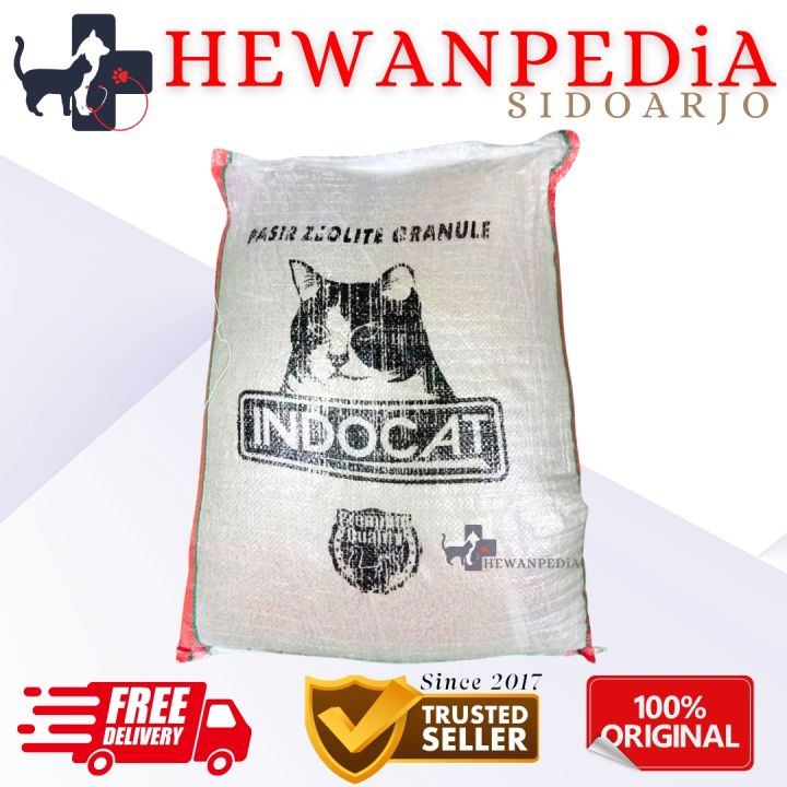 PASIR GRANUL INDOCAT GUMPAL 25 LITER NON AROMA - Pasir Kucing Granul ...
