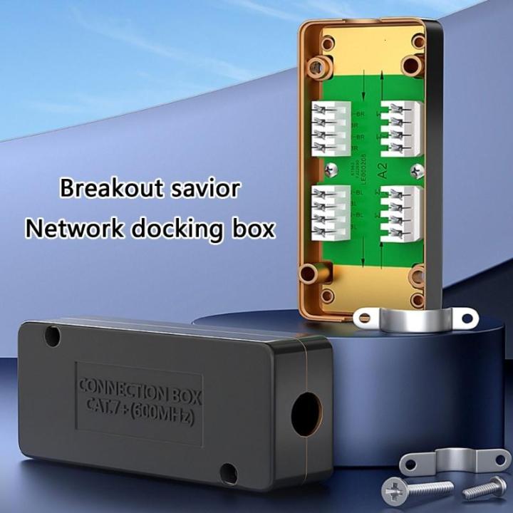 CAT6/CAT6A/CAT7 Networking Cable Adapter CAT7 Ethernet Junction Box For ...