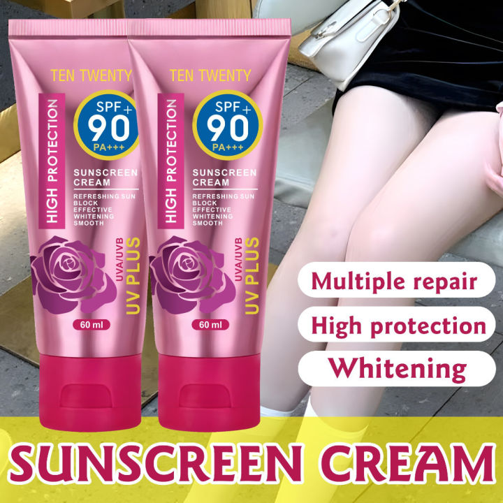 Viki[ BUY 1 TAKE 1 ] TEN TWENTY SUNSCREEN CREAM WITH SPF 90+ PA ...