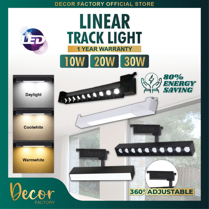 Linear LED Track Light 10W 20W 30W LED Spotlight Linear Light ...