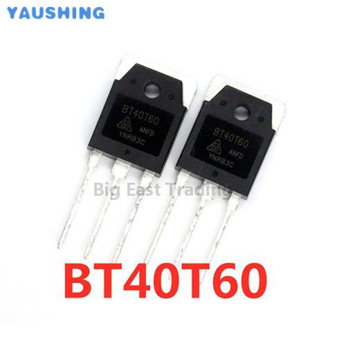 2pcs 5PCS BT40T60 TO-3P 40T60 TO3P 40A600V IGBT Transistor,guaranteed ...