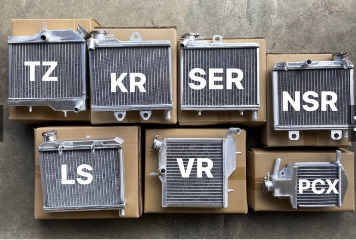 หม้อน้ำ TZR- KR- SERPICO- NSR- PCX- VR- LS อลูมิเนียมงานตัวหนารับประกันรั่วซึมทุกใบ ห้ามใส่หล่อ ...