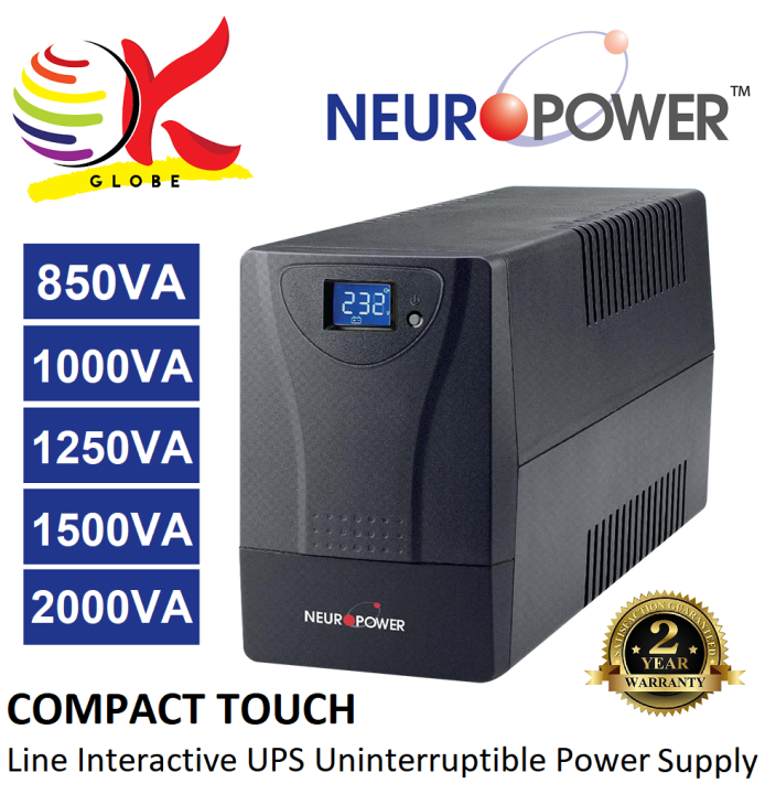 NEUROPOWER COMPACT TOUCH SERIES UPS AVR COMPACT TOUCH 850T (850VA ...
