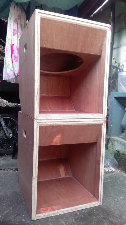 Subscoop D8, D10, D15, D18 Subwoofer Box (SOLD PER PIECE) Plain Wood No ...