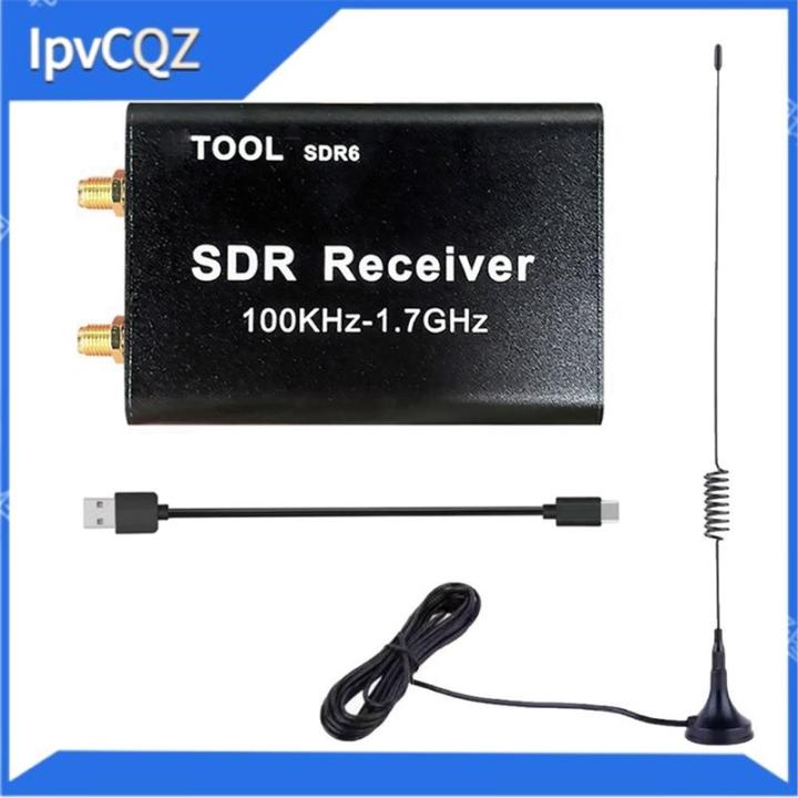 SDR6 RTL-SDR Receiver 100KHz-1.7GHz SDR Software Signal Receiver Radio ...