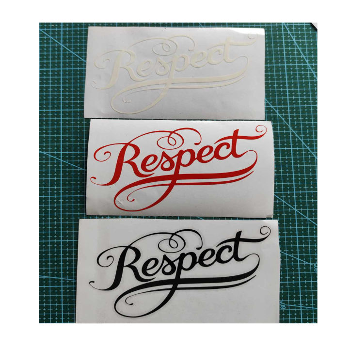 RESPECT Car / Motorcycle Decal Sticker Vinyl | Lazada PH