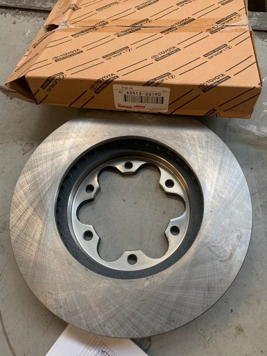 ROTOR DISC 43512-26190 HIACE 2004-2019 / COMMUTER 2005-2013 / LAND ...