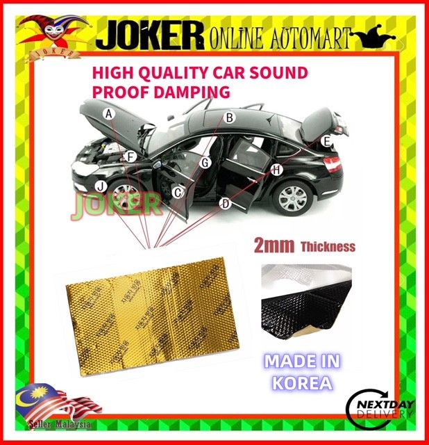 (MADE IN KOREA) High Quality Sound Damping Car Bonnet Door Sound Proof ...