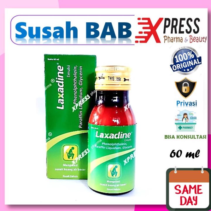 ⚡XPRESS⚡ Laxadine Sirup sembelit / konstipasi 60 ml laksadine Laxadin ...
