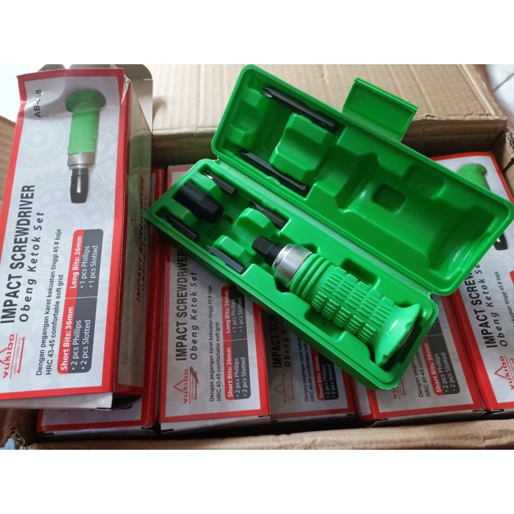YUKIDO OBENG KETOK 5 PCS BOX PE / OBENG KETOK 5 PCS BOX / ALAT PERKAKAS ...