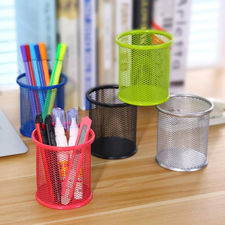 Pencil Stationery Organizer Desk Pen Container Pen Makeup Brush Storage ...
