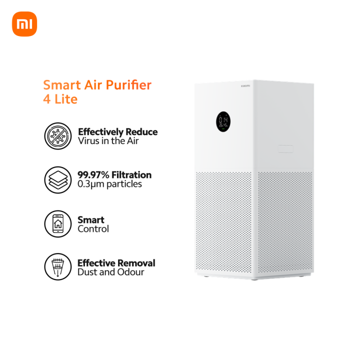 Xiaomi Smart Air Purifier 4 Lite OLED Display High Efficiency Filter ...