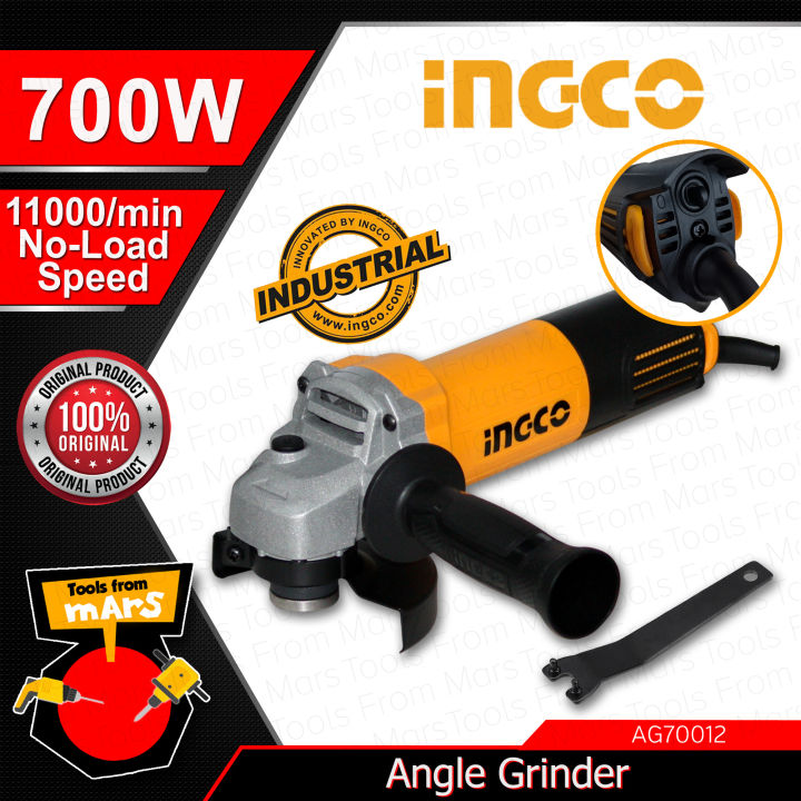 INGCO 700W Angle Grinder SUPER SELECT Electric Grinder Cutting Machine ...