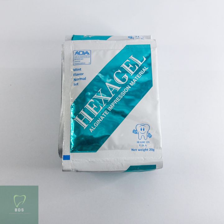 Hexagel ( 20g x 10packs) Dental Alginate Impression Material. | Lazada PH