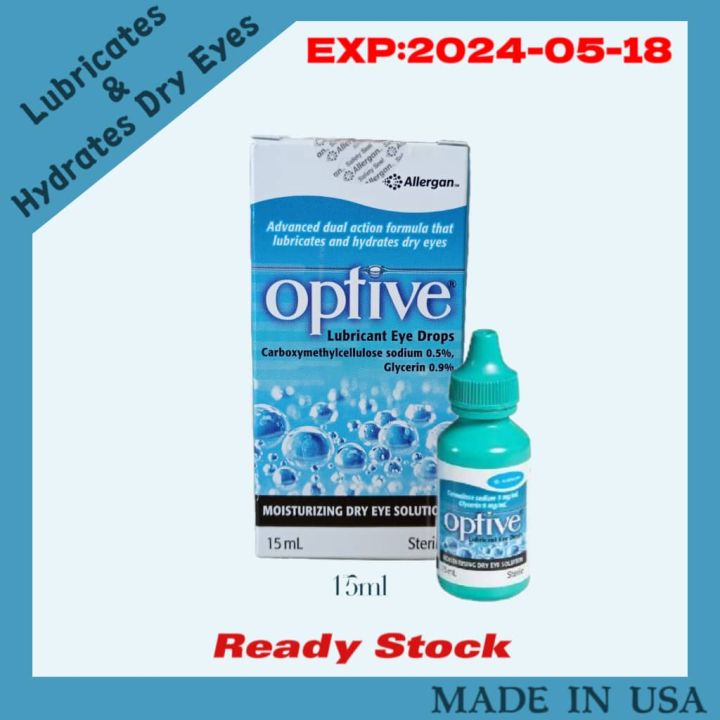 Optive Lubricant Eye Drops (15ml) | Lazada