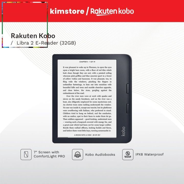 Kimstore Kobo Libra 2 7 Inch E-Reader 32GB | Lazada PH