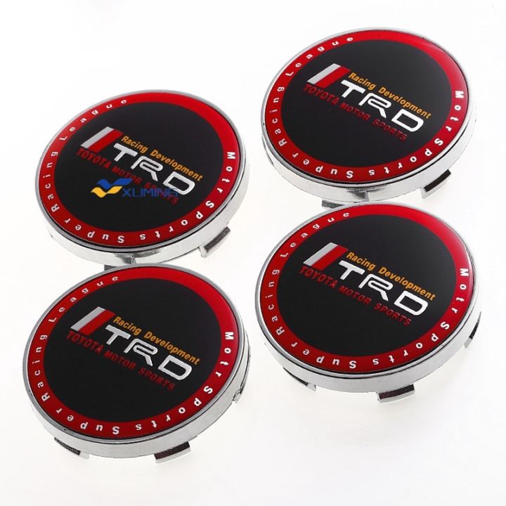 Toyota TRD Wheel Center Hub Cap Modified Car Emblem ABS Wheel Center ...