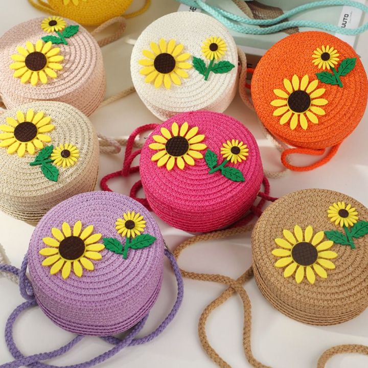 DISSERVE ดอกไม้ประดับดอกไม้ กระเป๋า Crossbody เล็กๆน้อยๆ หลอดดูดน้ำ ...