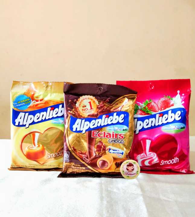 Permen Alpenliebe Eclairs Chocolate Caramel Smooth Kembang Gula Rasa ...