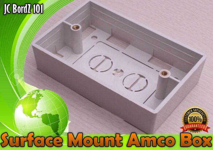 Wall Mounted PVC Amco Box (Surface Type Utility Box) | Lazada PH