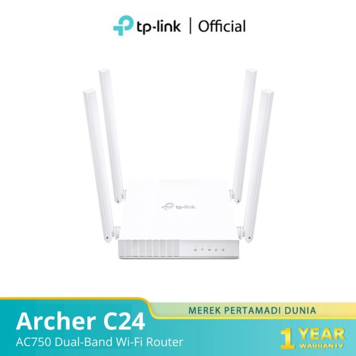 Tp-link Archer C24 AC750 Dual-Band Wi-Fi Router High Speed Wi-Fi | Lazada Indonesia