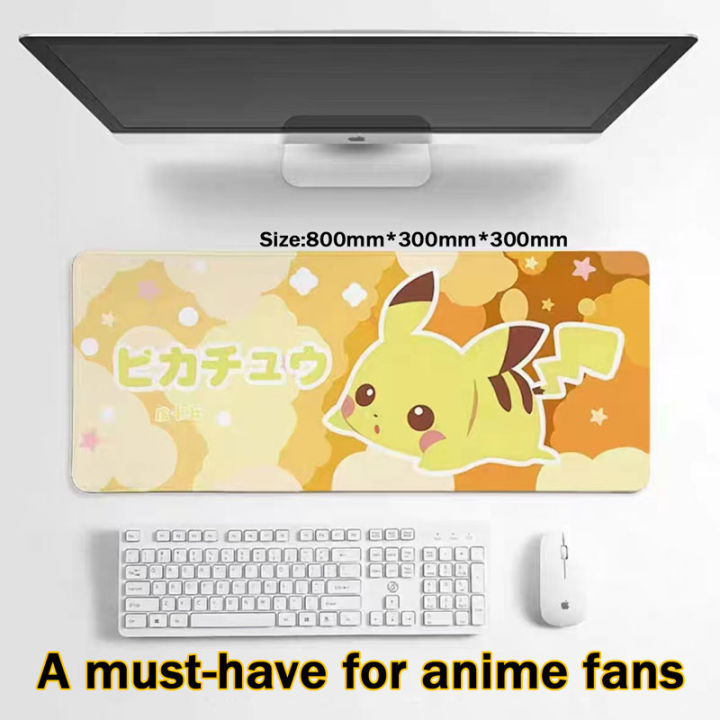 Pikachu Large Game Mouse Pad Anime Pocket Monster Mouse Pad | Lazada PH