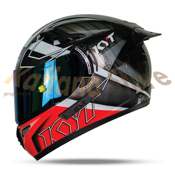 Helm KYT K2 Rider Spotlight Red Original | Lazada Indonesia