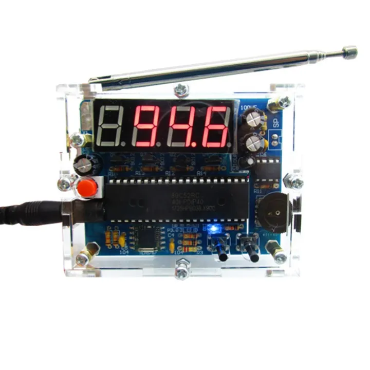 TEA5767 Digital Radio Kit 51 MCU DIY Parts for Homemade Digital Radio ...