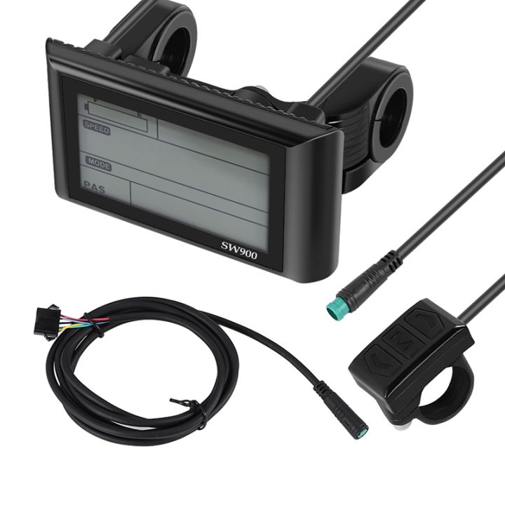 SW900 Ebike LCD Display 36V E-Bike LCD Meter Panel Display for Electric ...