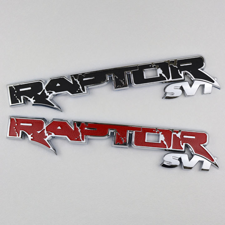RAPTOR SVT Sticker Chrome ABS Plastic Car Emblems Logo Sticker Decals ...
