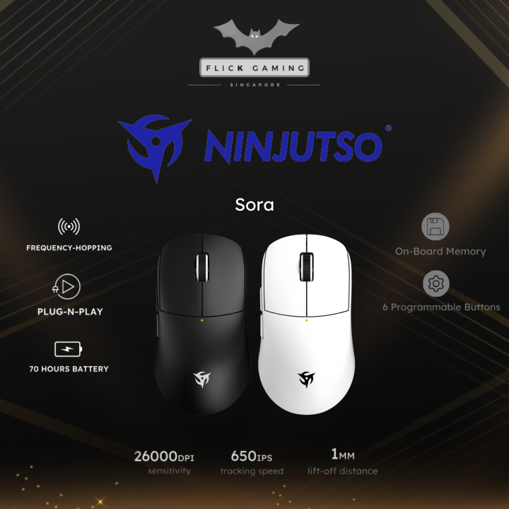 Ninjutso Sora Wireless Gaming Mouse | Lazada Singapore