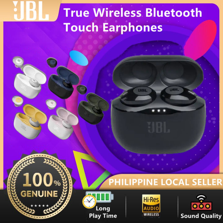 Original JBL T120 TWS True Earbuds Airdots Bluetooth Wireless ...