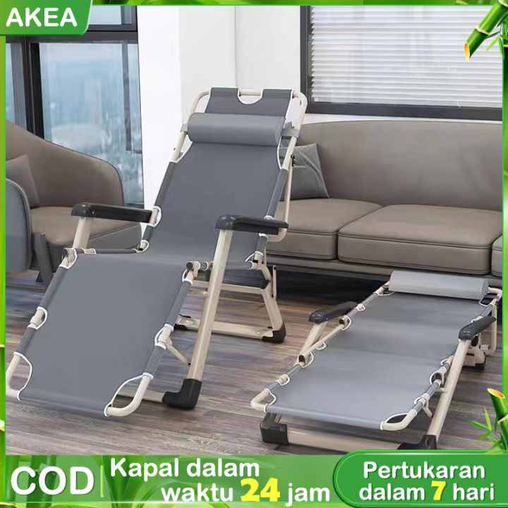 Kursi Malas Kursi lipat kursi santai Lipat Kursi Lipat Outdoor | Lazada ...