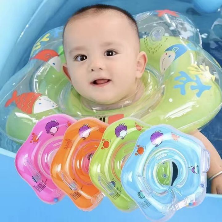 Swimming baby neck floater neck ring safety infant toddler babies float ...
